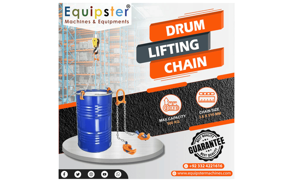 Drum Lifting Chain – Drum Sling Chain | Equipster Machines